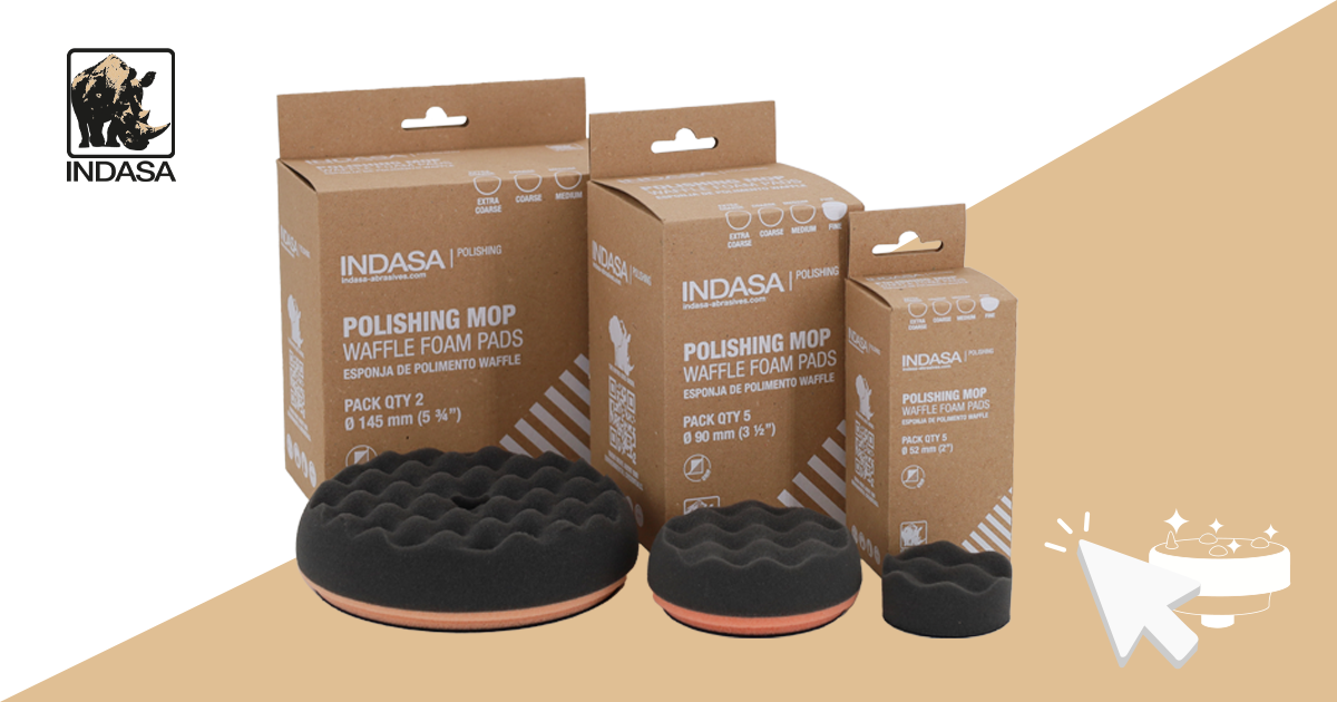 POLISHING MOP WAFFLE FOAM PAD
