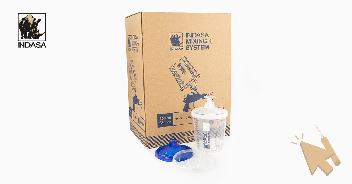 INDASA MIXING SYSTEM KIT 800ml 28fl oz